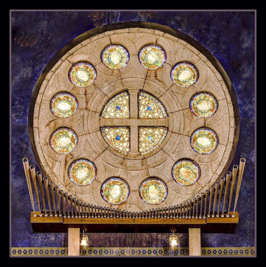 Circular Rose Window & Greek Cross - Sanford Lloyd Photography